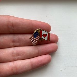 Jewelry | Usa America Flag Canada Flag Lapel Pin | Poshmark